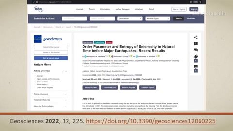 Seismicity in Natural Time and Seismic Electric Signals | Encyclopedia MDPI