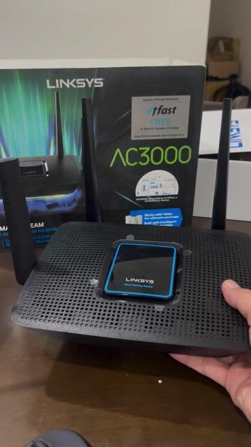 Router Wifi Linksys MR9000X Tri Band AC3000 - 124343525