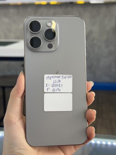 iPhone 15 Pro Max 512GB giá rẻ, hàng chính hãng 05/2026
