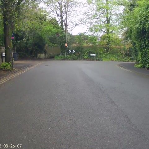 Close pass before a blind bend - UpRide.cc - Make Cycling Safer