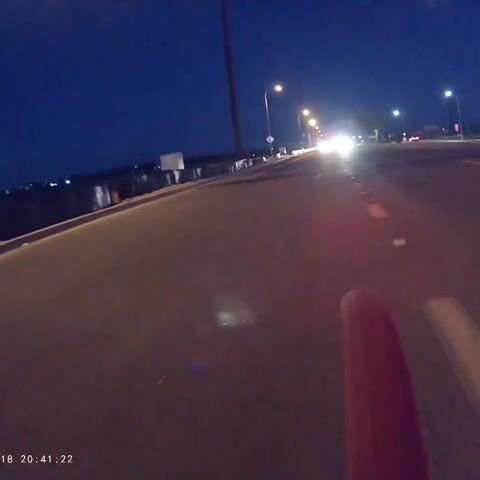 Group of 3 Cyclist almost rear ended - car screeching to a stop ...