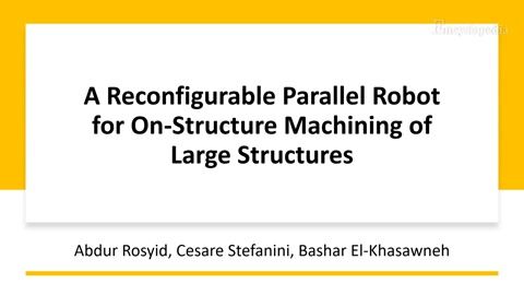 A Reconfigurable Walking Parallel Robot | Encyclopedia MDPI