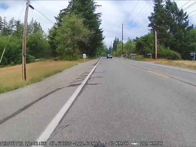 Driver makes unsafe pass at 92 mph in a 45 mph zone - UpRide.cc