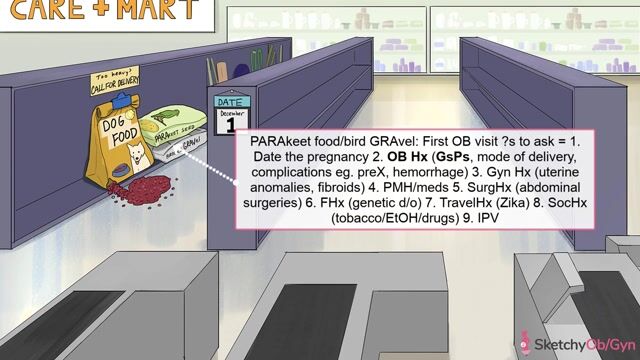 Routine Prenatal Care - Free Sketchy Medical Lesson