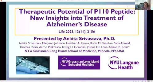 Novel Alzheimer's Disease Treatment Approach Using P110 Peptide ...