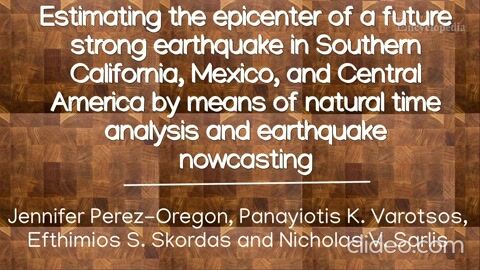 Natural Time Analysis and Earthquake Nowcasting | Encyclopedia MDPI