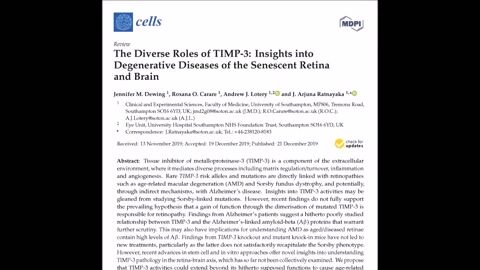 The Diverse Roles of TIMP-3 | Encyclopedia MDPI