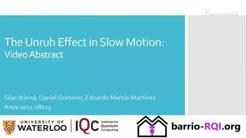 The Unruh Effect in Slow Motion | Encyclopedia MDPI