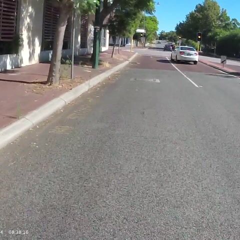 Changes Lane - Solid White Line at Intersection - No indicators either ...