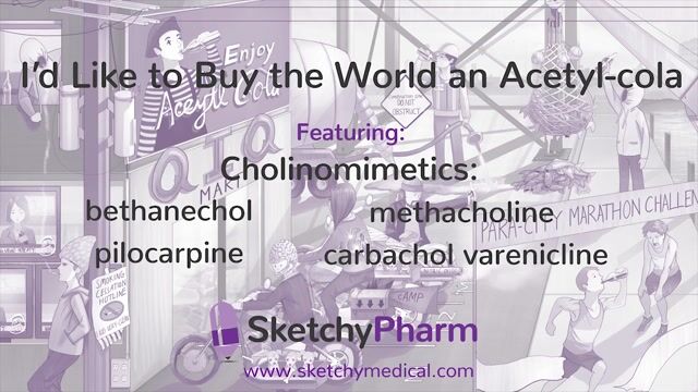 Cholinomimetics - Free Sketchy Medical Lesson