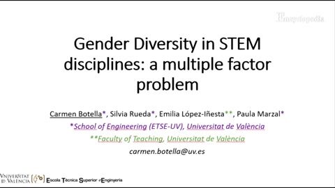 Gender Diversity in STEM Disciplines | Encyclopedia MDPI