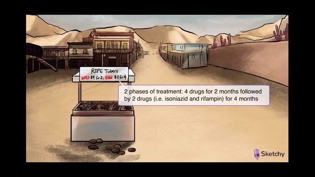 Tuberculosis Drugs - Free Sketchy Medical Lesson