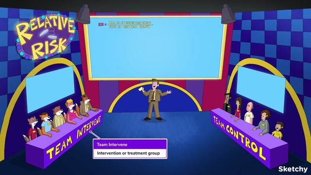 Relative Risk, RRR & ARR - Free Sketchy Medical Lesson